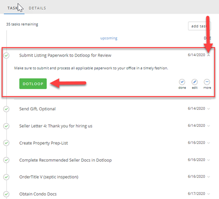Creating Dotloop Loops in MoxiEngage – MoxiWorks Help Center